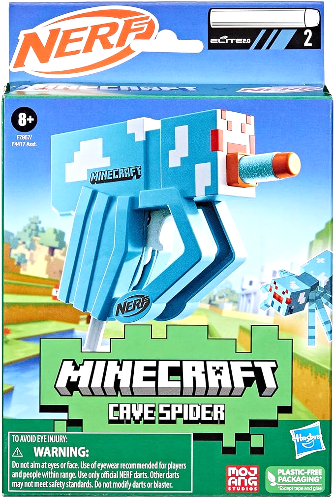 Nerf MicroShots Minecraft - Cave Spider Blaster F7967