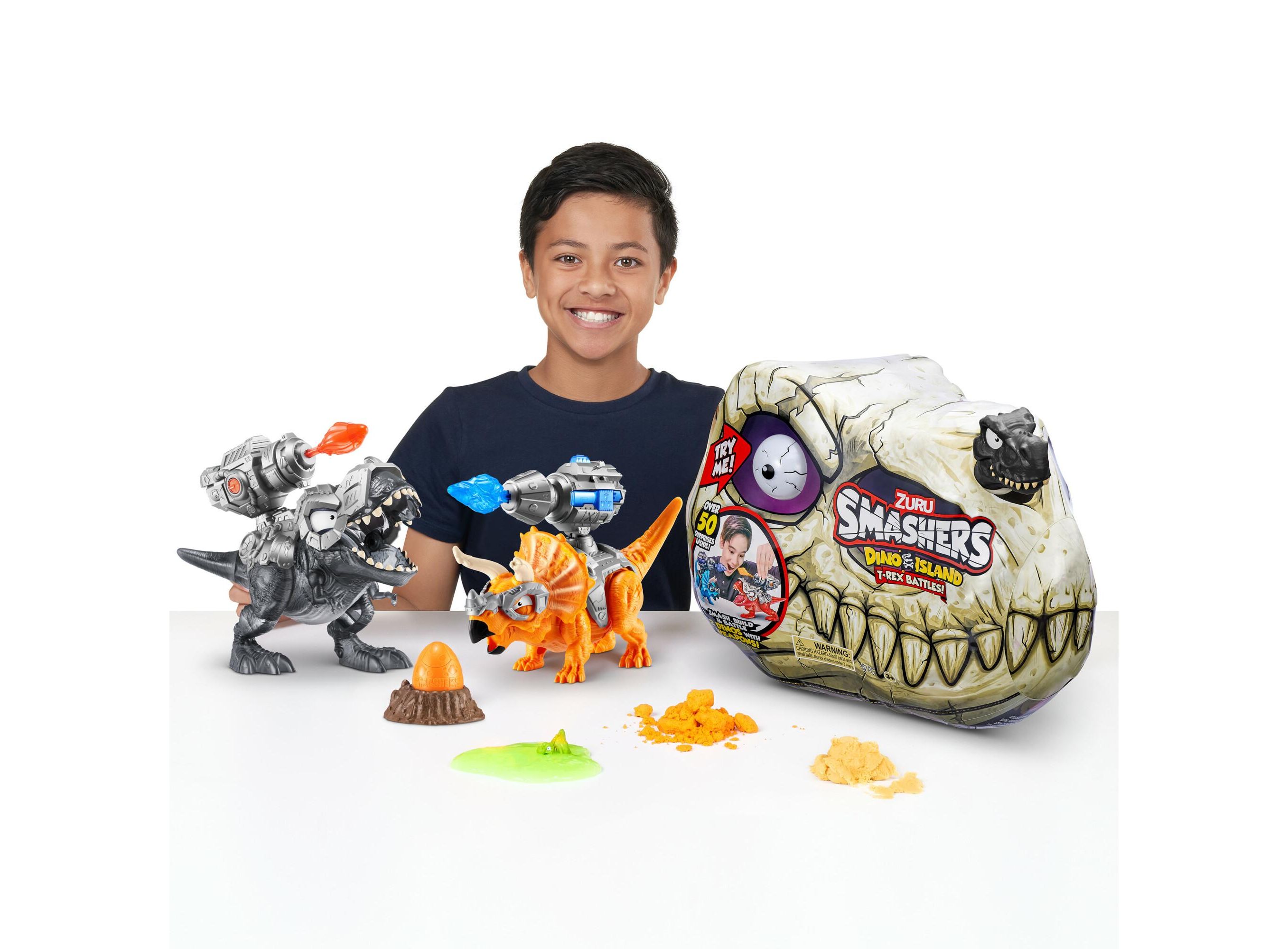 Brands :: Smashers :: Smashers Big Dino Island T-Rex Battles With Black ...