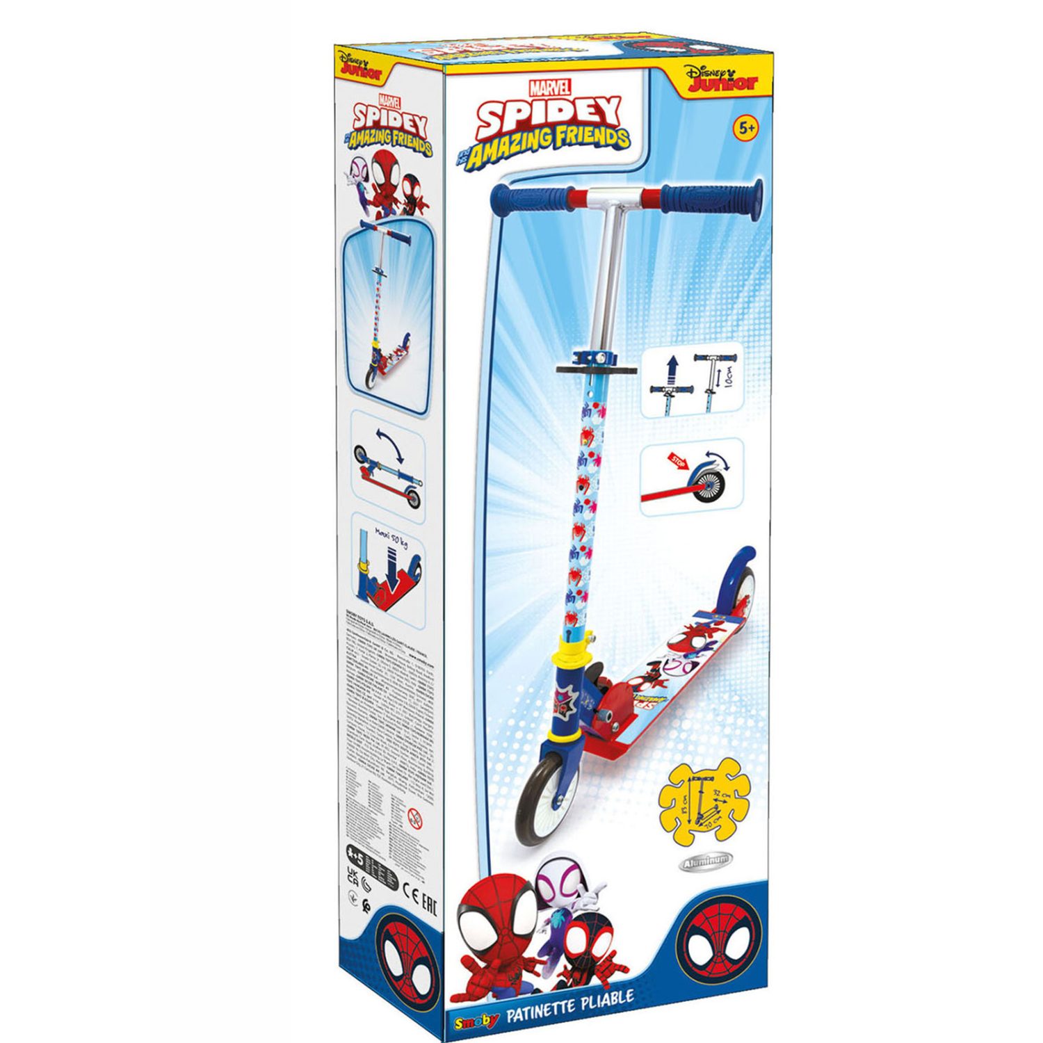 Types Of Toys :: Scooter :: Spidey 2 wheels Foldable Scooter