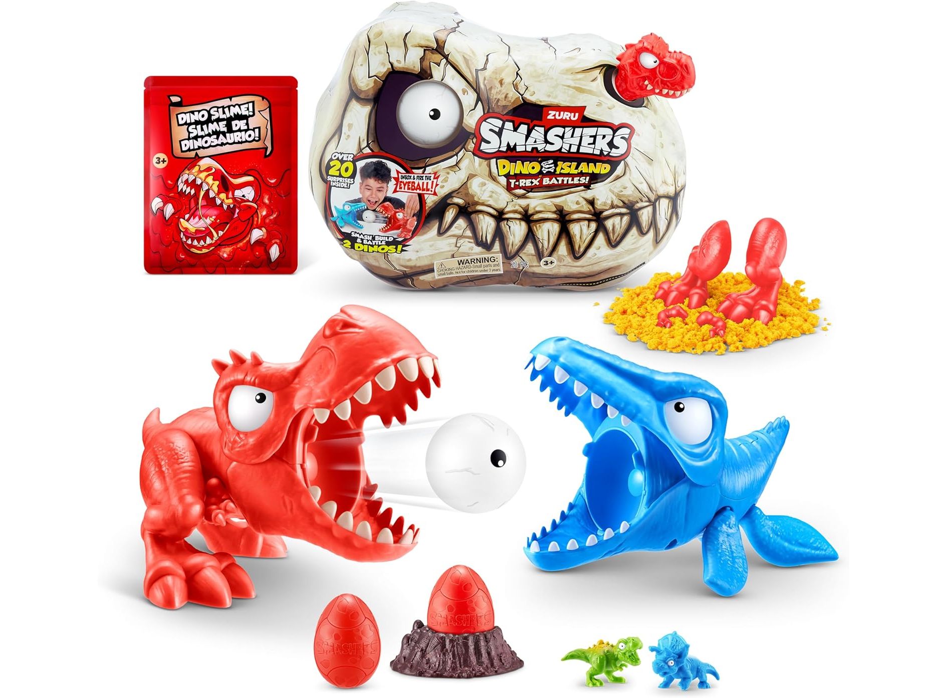 Brands :: Smashers :: Smashers Dino Island Mini T-Rex Battles With Red ...